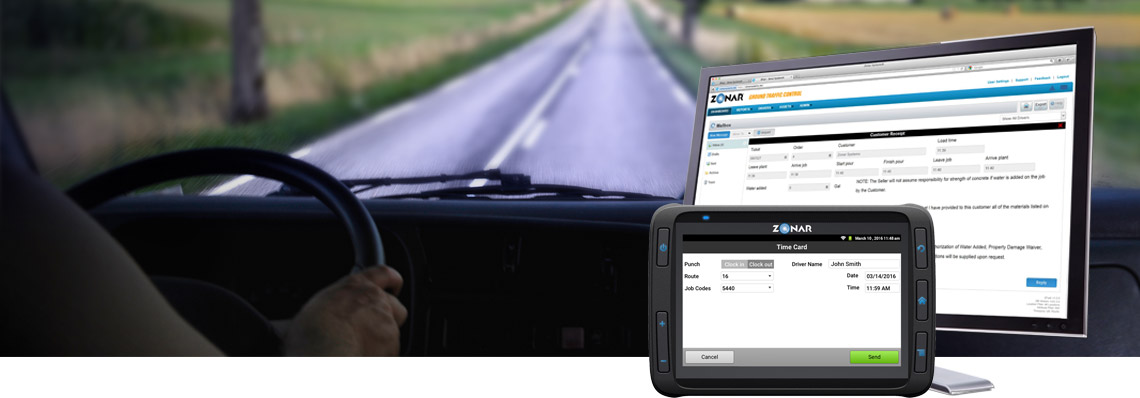 Zonar Forms Fleet Mobile Messaging | Zonar Systems