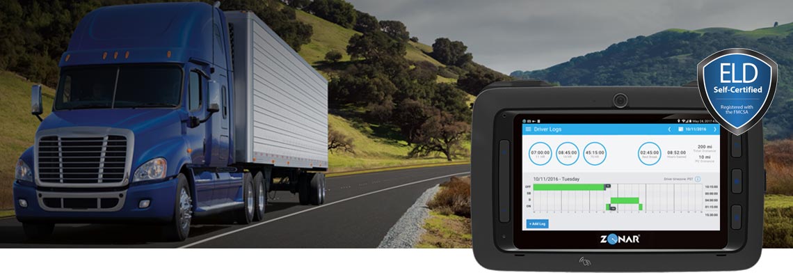 ELD Self-Certified Hours of Service Electronic Logbook | Zonar Systems