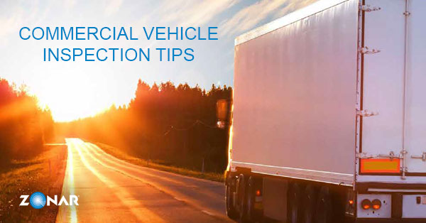 Commercial Vehicle Inspection Tips Infographic | Zonar Systems