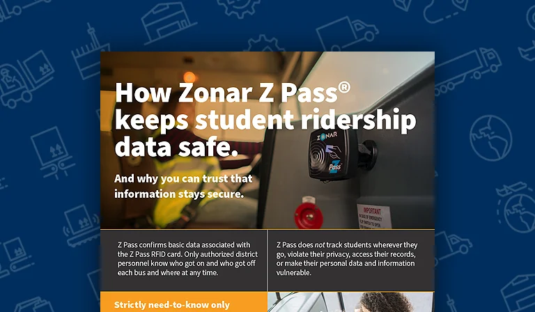 How Zonar Z Pass keeps student ridership data safe | Zonar
